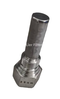 China Lower Resistance Large Flow Capacity 38um Metal Valve Filter Element for sale