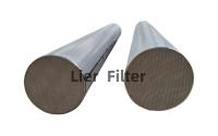 China Stainless Steel Sintered Metal Powder Filter Element 0.22-50μm Pore Size for sale
