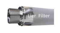 China Stainless Steel Sintered Metal Powder Filter Element 0.22-50μm Pore Size for sale