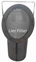 China 304 Stainless Steel Sintered Mesh Filter 25 Micron Backwash with Perforated Metal Custom Sizes for sale
