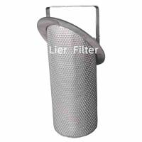 China 304 Stainless Steel Sintered Mesh Filter 25 Micron Backwash with Perforated Metal Custom Sizes for sale