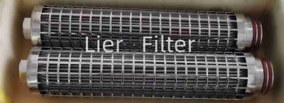 China Stainless Steel Pleated Filter Cartridge 1-300um 316L for High Temperature Gas Liquid Filtration for sale