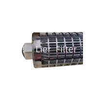 China Stainless Steel Pleated Filter Cartridge 1-300um 316L for High Temperature Gas Liquid Filtration for sale
