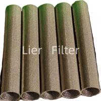 China 1.7mm Composite Sintered Metal Mesh Filter Cartridge 1-300um for Aviation Aerospace for sale