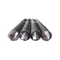China 304 Stainless Steel Pleated Filter Cartridge 5um 1mm Thickness for Petroleum Industry for sale