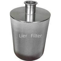 China Stable Filtering Precision SS316L 20um Sintered Metal Mesh Filter Elements In Pharmaceutical Industry for sale