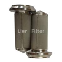 China 14um 316L Welded Sintered Multi Layer Valve Filter Element Used In Hydraulic Machine for sale