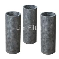 China Large Flow 0.2um-120um Pore Sintered Metal Filter Elements Corrosion Resistant for sale