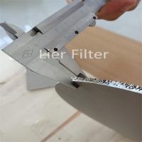 China 1.7mm Thick Multilayer Sintered Metal Mesh Filter 2um Pore for sale