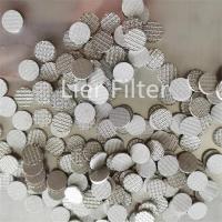 China 1.7mm Thick Multilayer Sintered Metal Mesh Filter 2um Pore for sale