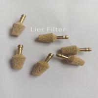 China Sintered Metal Powder Filter 200C to 600C Weldable Copper Powder Filter 2um Pore Size for sale