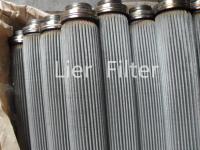 China Stainless Steel Folding Filter Element Withstand 30MPa To 90MPa Pressure for sale