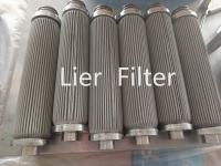 China Anti Corrosion Pleated Filter Element 0.3um 180um for Polymer Melts Filtration for sale
