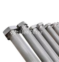 China Alkali Resistant 0.1um 5 Layer Sintered Wire Mesh Filter with Thread Connection for sale