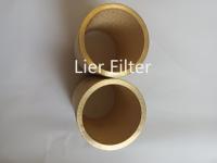 China Stainless Steel Sintered Metal Powder Filter 0.22-50μm 100-1000mm Length Custom for sale
