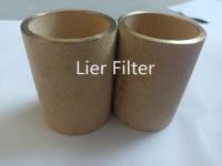 China ODM 2um Sintered Metal Powder Filter Stainless Steel Copper Powder Filter 100mm Length for sale