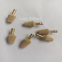 China Sintered Metal Powder Filter 2um 0.5um Pore Aircraft Porous Bronze Filter 30mm 80mm for sale