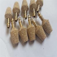 China Sintered Metal Powder Filter 2um 0.5um Pore Aircraft Porous Bronze Filter 30mm 80mm for sale