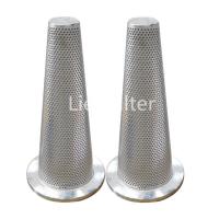 China Durable Special Shaped Perforated Metal Mesh Filter 0.5um-200um Excellent noise suppression performance for sale
