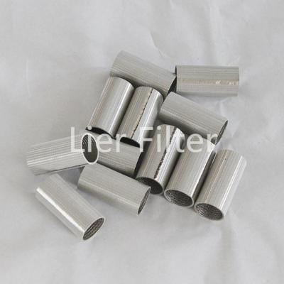 China Sintered Multi Layer Metal Mesh Filter Element High Strength 1-1.5mm Weld for Hydraulic Systems for sale