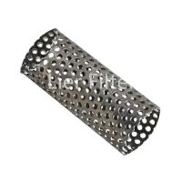 China SUS316L Perforated Stainless Steel Tubing 1um-100um Filtration Precision Corrosion Resistant for sale