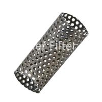 China Stainless Steel Perforated Metal Tube 0.1mm-15mm Thick 10 Micron Filter Mesh for Industrial Filtration for sale