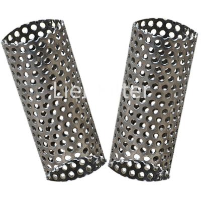 China Stainless Steel Perforated Metal Tube 0.1mm-15mm Thick 10 Micron Filter Mesh for Industrial Filtration for sale