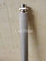 China 5 Layer Sintered Wire Mesh Hydraulic Oil Lubricating Oil Filter 1-300um for sale