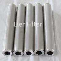 China Round Cylindrical Stainless Steel Sintered Mesh Five Layer Filter Element 5 Micron for sale