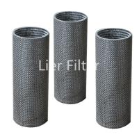 China Good Rigidity Stable Mesh Sintered Metal Filter Elements 1mm To 6mm Thick for sale