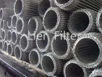 China Polymer Melt Filter Cartridge Pleated Filter Element Strong Air Permeability for sale