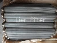 China High Temperature Resistant Stainless Steel Folded Filter Element 30-90MPa for sale