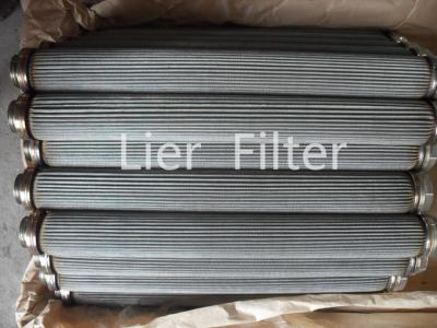 China High Temperature Resistant Stainless Steel Folded Filter Element 30-90MPa for sale