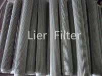 China High Temperature Resistant Stainless Steel Folded Filter Element 30-90MPa for sale