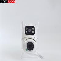 China AI Dual Lens 6MP Security Camera 360° Wireless Tuya Smart WiFi Outdoor Surveillance for sale