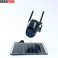China 8MP Solar Powered 4G Security Camera 8W Panel AOV Real Time Monitoring Two Way Audio for sale