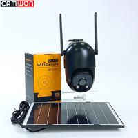 China 8MP WiFi Solar Camera 8W Solar Panel AOV Low Power Pan Tilt Security Camera 13500mAh Battery for sale