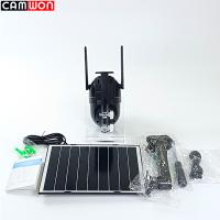 China 8MP Battery Powered Camera 2.4Ghz 5Ghz WiFi Solar Security Camera Two Way Audio for sale