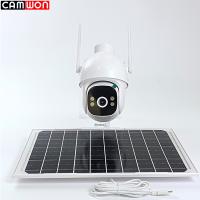 China 4G AOV Solar Camera Night Vision Humanoid Tracking Camera 3MP With Solar Panel for sale