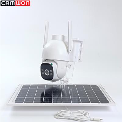 China 4G AOV Solar Camera 3MP Color Night Vision 24/7 Security Outdoor CCTV 15600mAh for sale