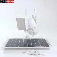China 4G AOV Solar Camera 3MP Color Night Vision 24/7 Security Outdoor CCTV 15600mAh for sale
