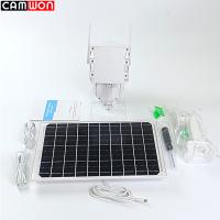 China 3MP AOV 24H Outdoor WiFi PTZ Solar Security Camera 15600mAh 12W for sale