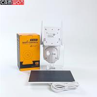 China Weatherproof WiFi Solar Camera 2MP PTZ Rotation IR 30M Night Vision Outdoor Surveillance for sale