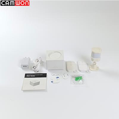 China Tuya Smart WiFi GSM Alarm Kit 110dB Home Security System with PIR Sensor and Door Sensor for sale