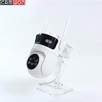 China Dual Lens 4MP PTZ WiFi Security Camera with Auto Tracking 350° Pan 120° Tilt Full Color Night Vision Outdoor for sale