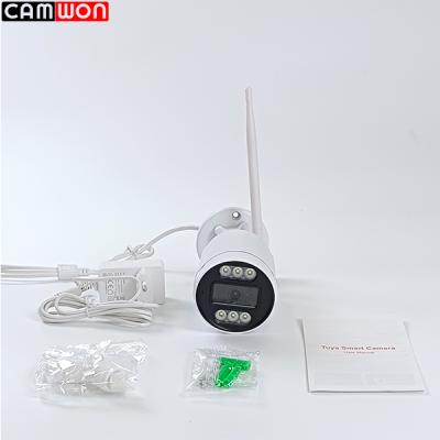 China 6MP Outdoor WiFi Bullet Camera Color Night Vision IP66 Waterproof Tuya Smart CCTV for sale