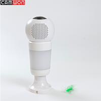 China 3MP WiFi Bulb Security Camera 355 Degree Auto Tracking Night Vision Two Way Audio SD Card Cloud Storage E27 for sale