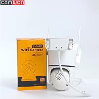 China 4MP Dual Lens PTZ Security Camera Outdoor 2 Way Audio Auto Tracking 30m Night Vision for sale