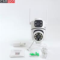China 2MP Outdoor WiFi Camera Dual Lens PTZ Security Camera Two Way Audio Motion Detection for sale