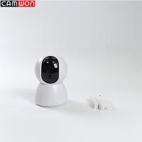China 2 in 1 Smart WiFi Home Security Alarm System 1080p PIR Motion Door Sensor Smoke Detector for sale